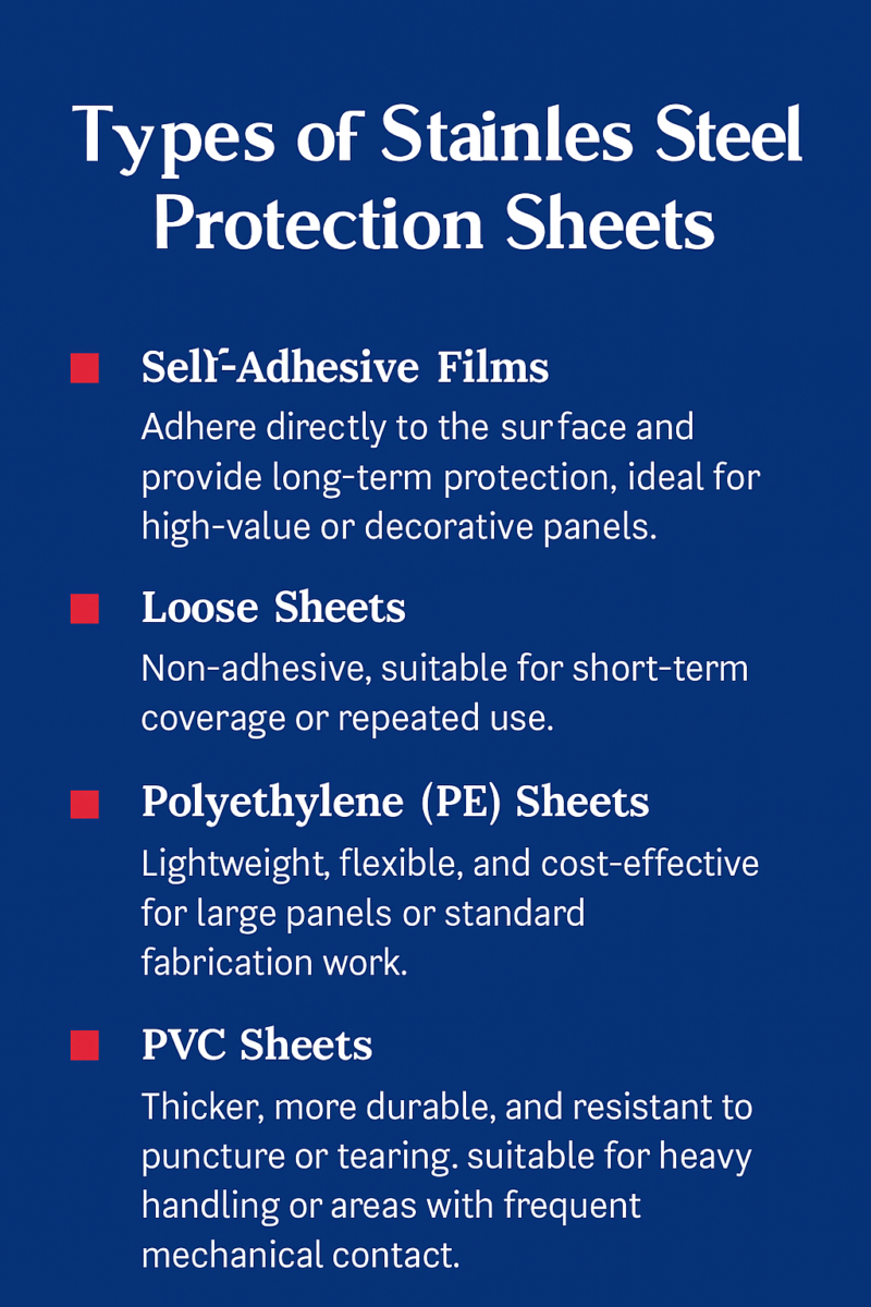 The Complete Guide to Stainless Steel Protection Sheets - Tilak Polypack
