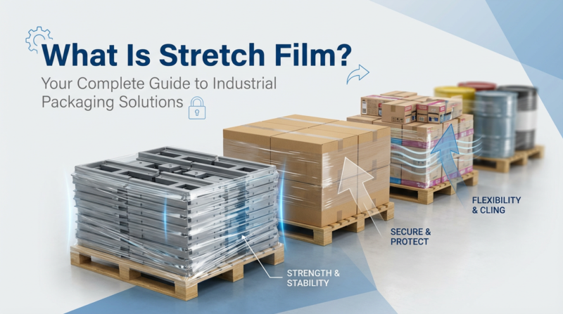 Stretch Film: Durable Plastic Wrap for Secure Packaging & Pallet ...